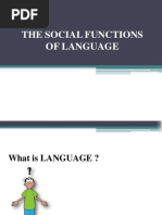 HALLIDAY 7 Functions of Language | PDF | Imagination | Identity (Social ...