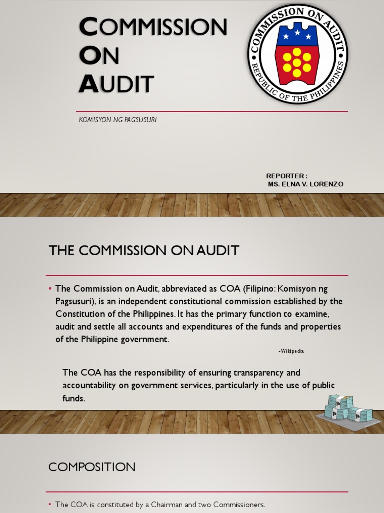 COA Report | PDF | Social Institutions | Social Science