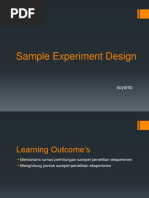Penentuan Jumlah Sampel dengan Rumus Federer | PDF | Metode & Bahan Ajar
