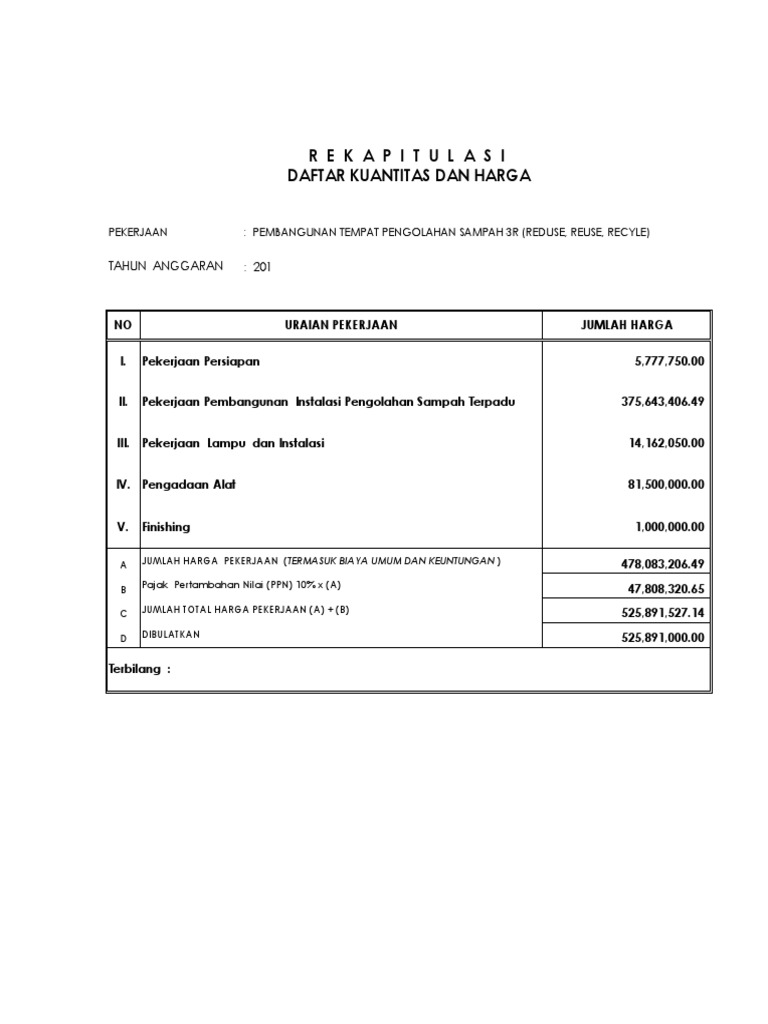 Rab TPS3R Edt | PDF | Pengelolaan Keuangan & Uang | Teknologi & Rekayasa
