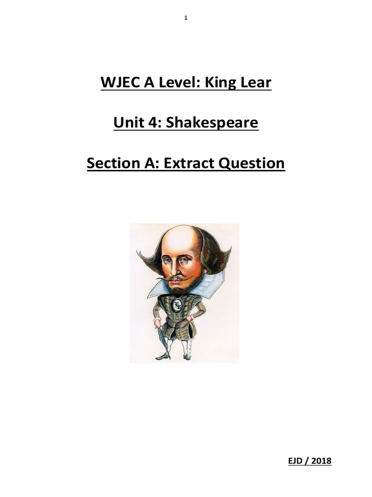 Analyzing Shakespeare's Characterization | PDF | King Lear | Hamlet