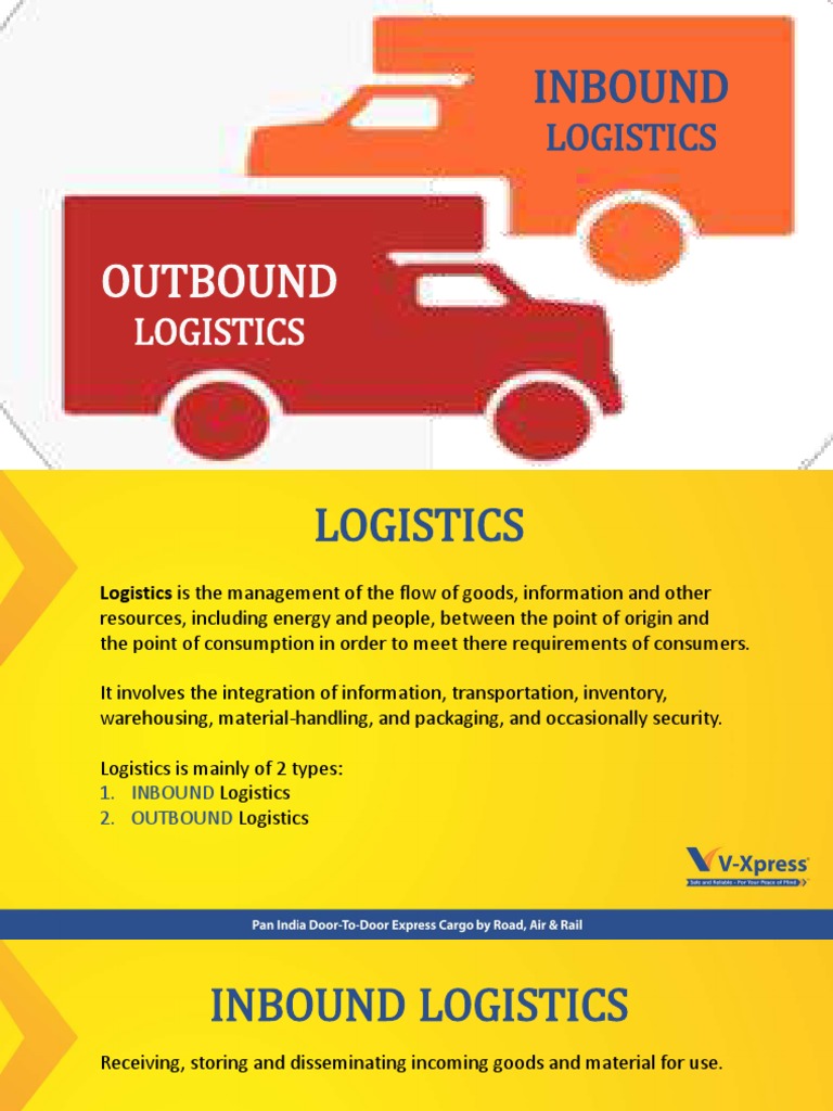 Inbound Outbound Logistics | PDF | Logistics | Goods