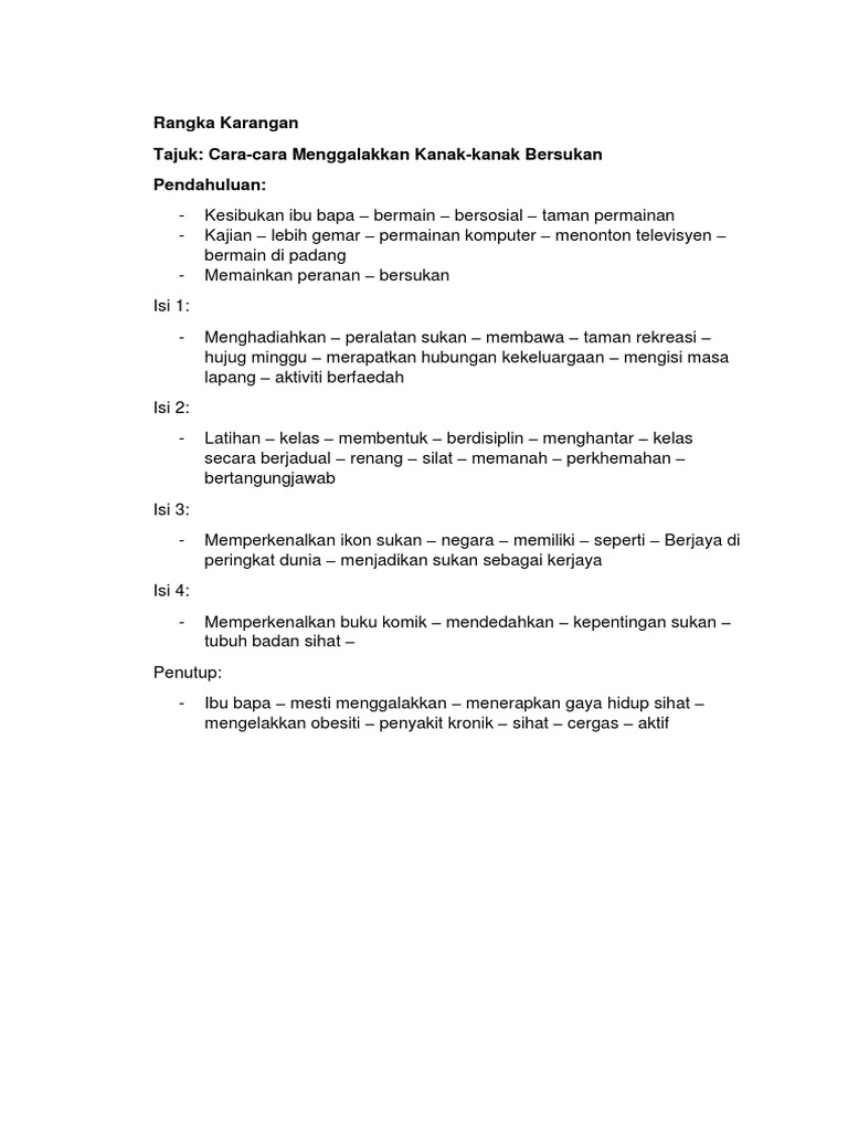 Rangka Karangan | PDF