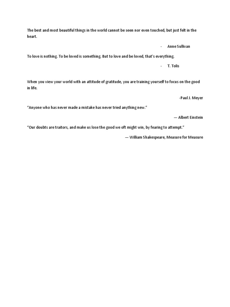 Book of Quotes Final Quarter | PDF
