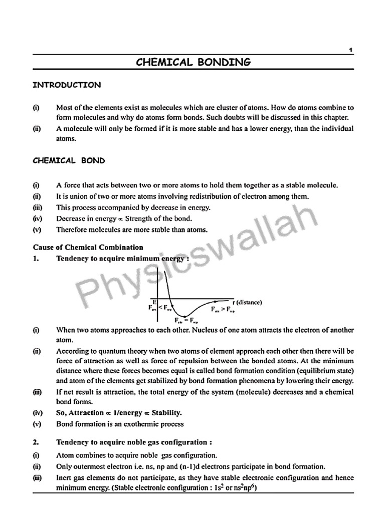Chapter04 - Chemical Bonding Typ PDF | PDF