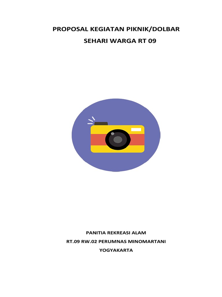 Proposal Piknik Warga RT 09 | PDF
