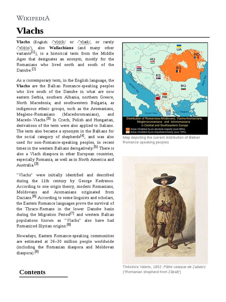 Vlachs | PDF | Southeastern Europe | Ethnic Groups