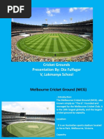 Cricket Ground Dimensions and Specifications | PDF