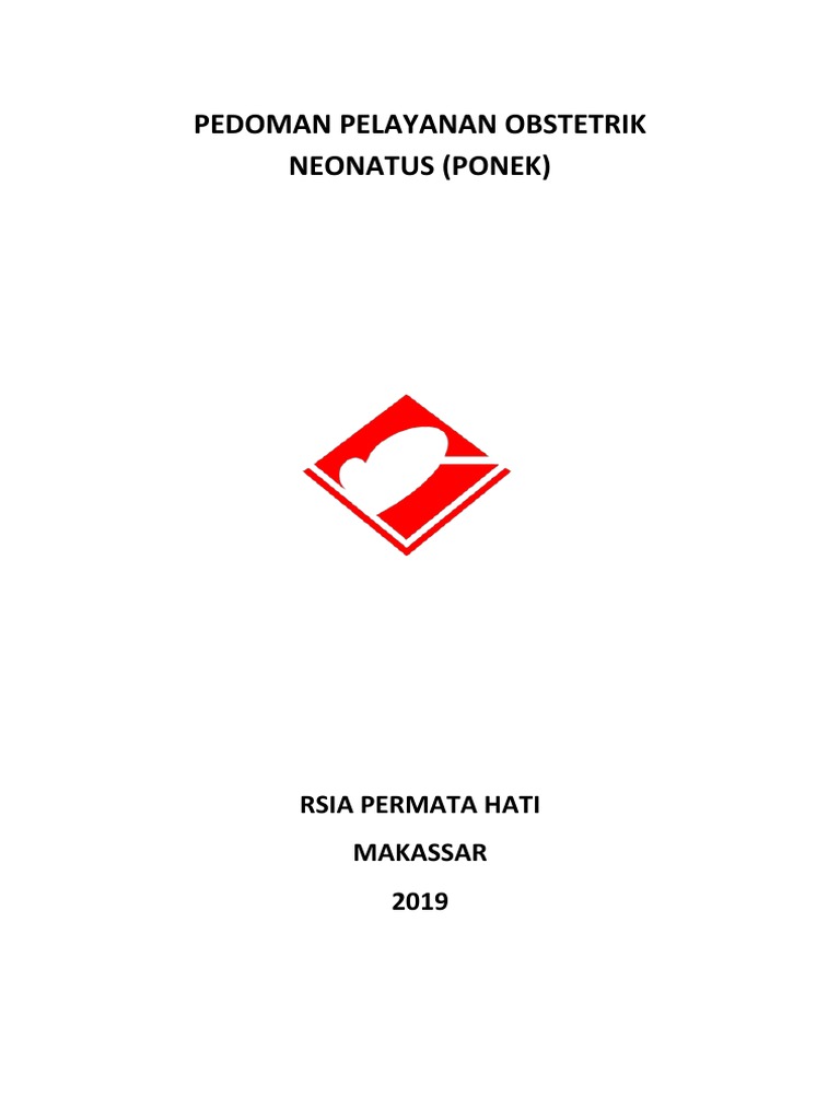 Panduan Pelaksanaan Ponek | PDF