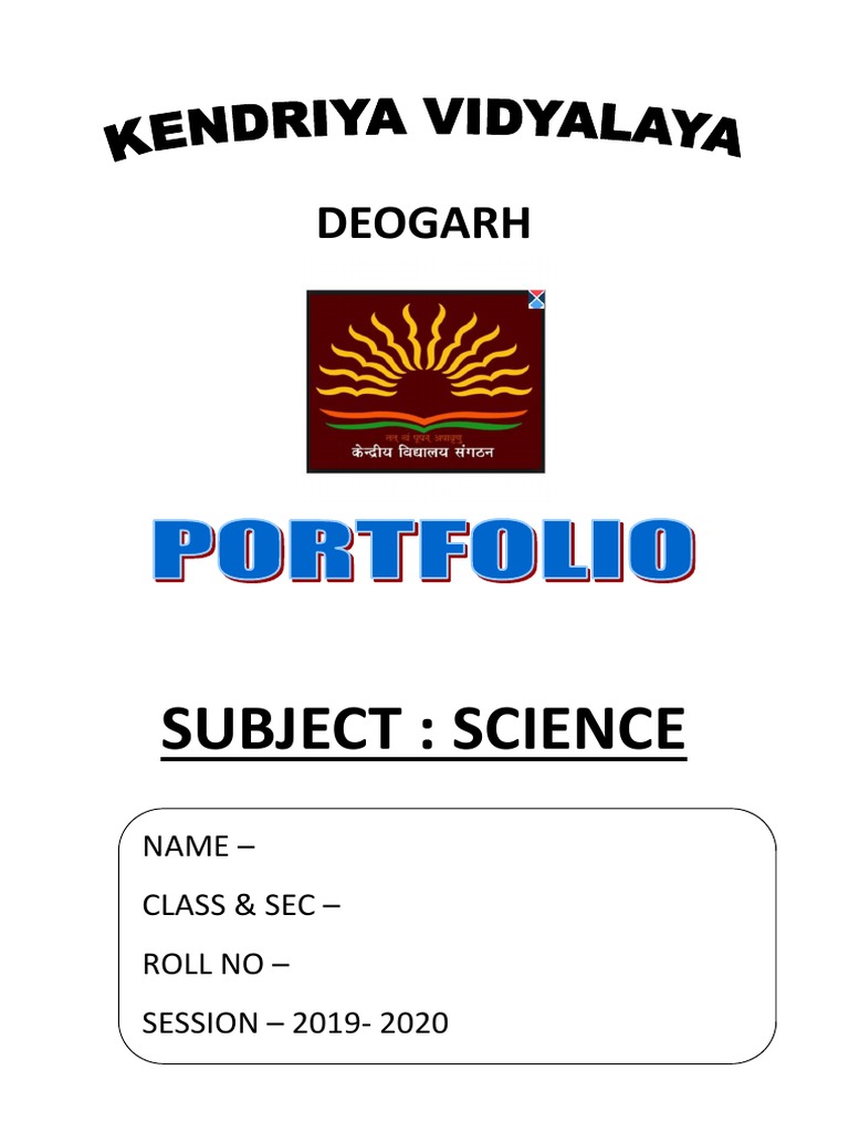Portfolio (Science) | PDF