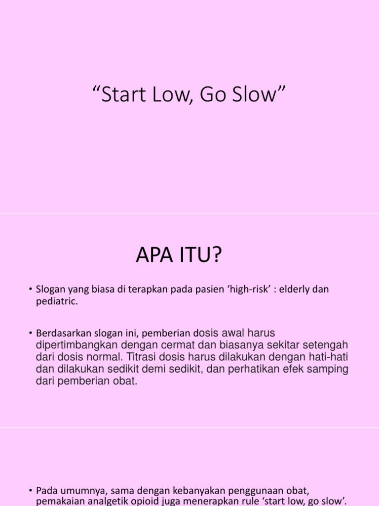 Dosis Awal Obat untuk Pasien Rentan | PDF | Gaya Hidup