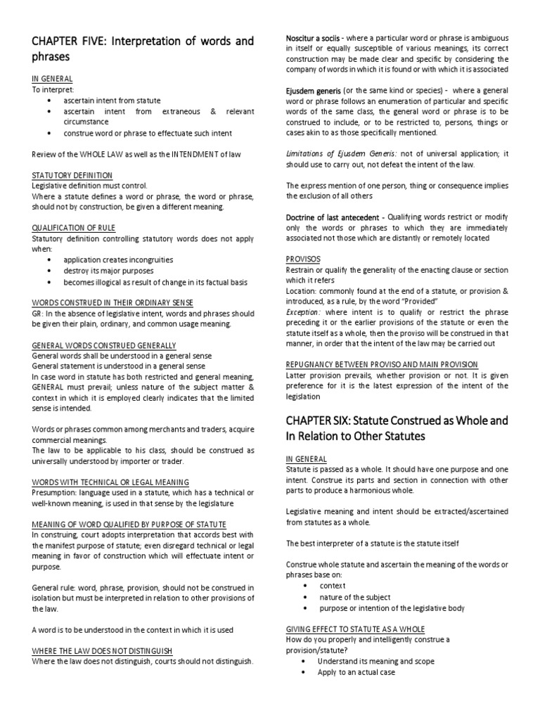StatCon Finals | PDF | Statutory Interpretation | Ex Post Facto Law