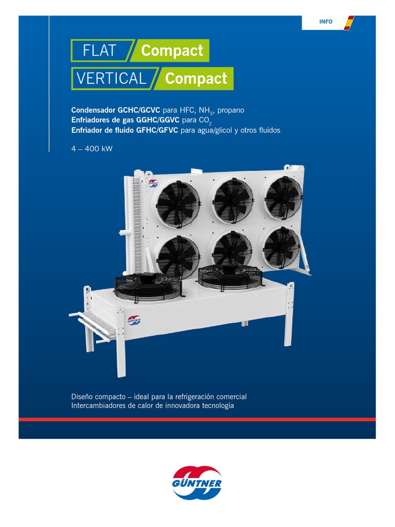 Guentner GCHC GCVC GGHC GGVC GFHC GFVC Info ES | PDF | Intercambiador ...