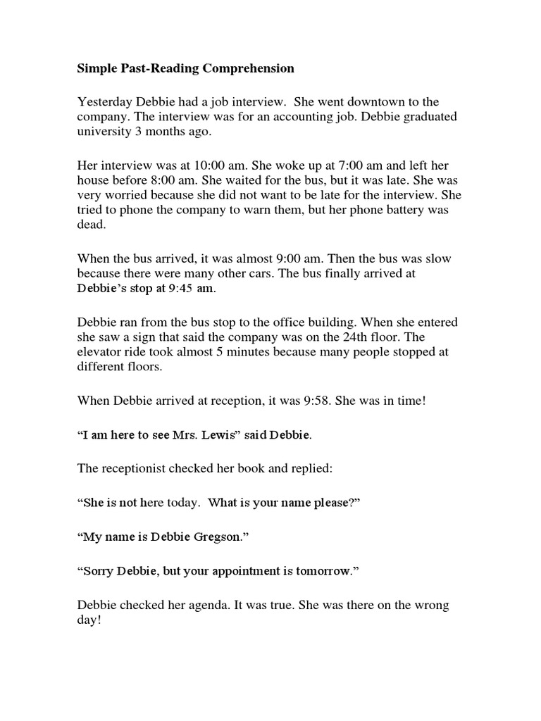 EFL Past Simple | PDF | Language Arts & Discipline