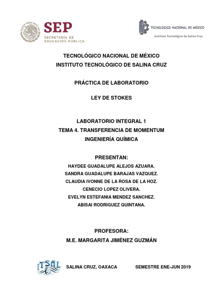 Ley de Stokes | PDF | Líquidos | Física