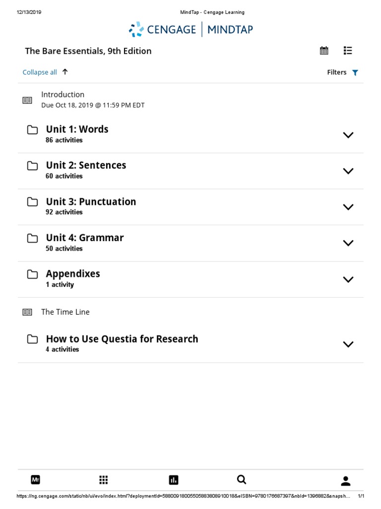 Mindtap - Cengage Learning | PDF