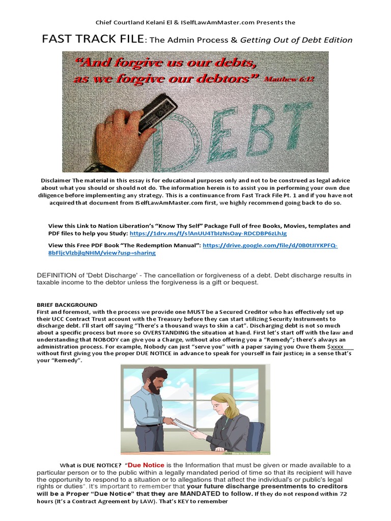 Discharge The Debt | PDF | Debt | Money