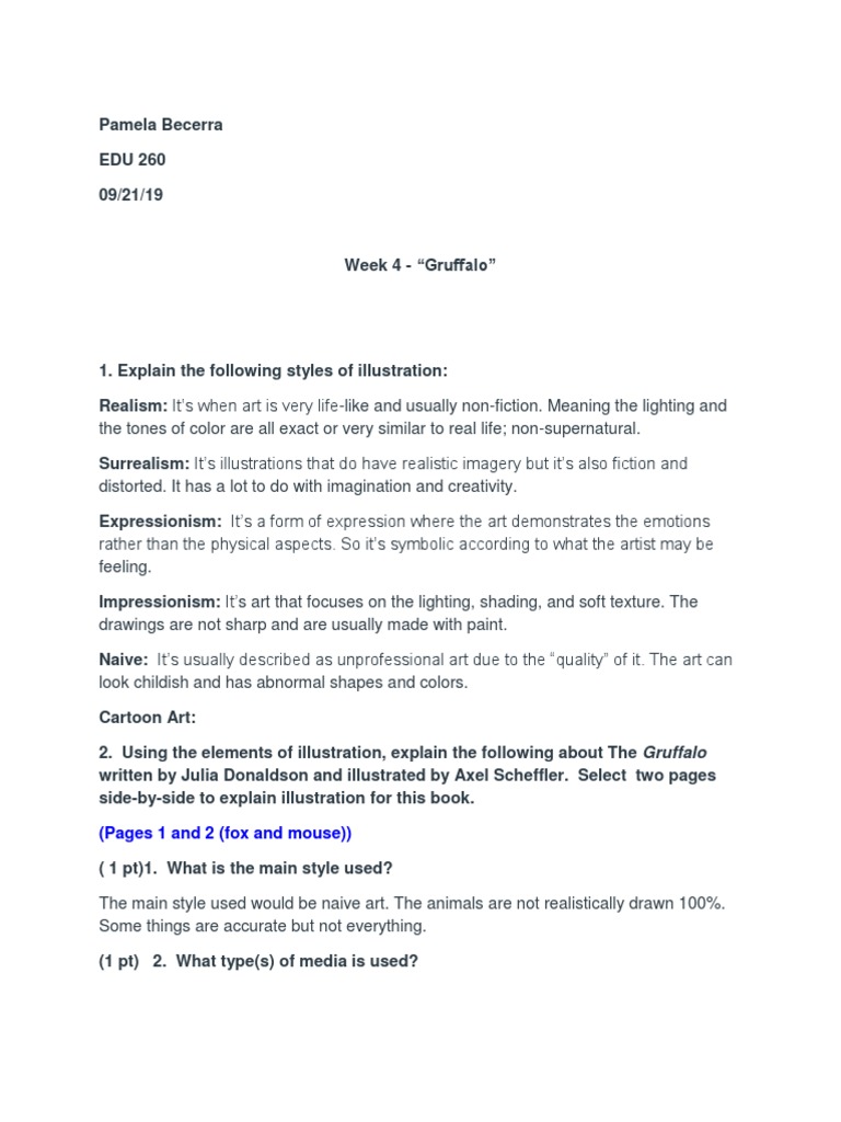Gruffalo | Download Free PDF | Mouse | Drawing
