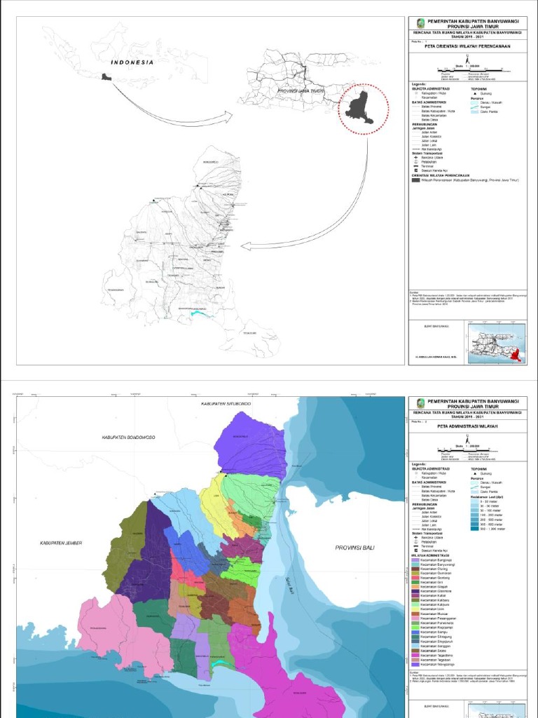 Peta RTRW Banyuwangi PDF | PDF