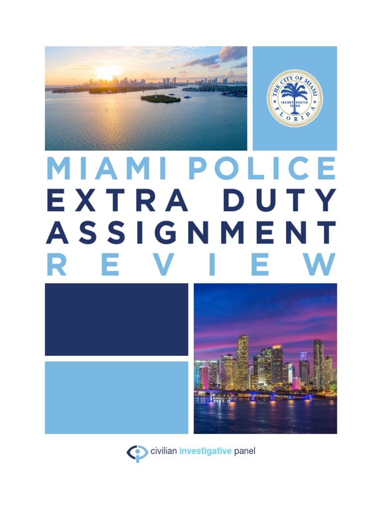 Miami Police Extra Duty Assignment Review 2019 - Final PDF | PDF ...