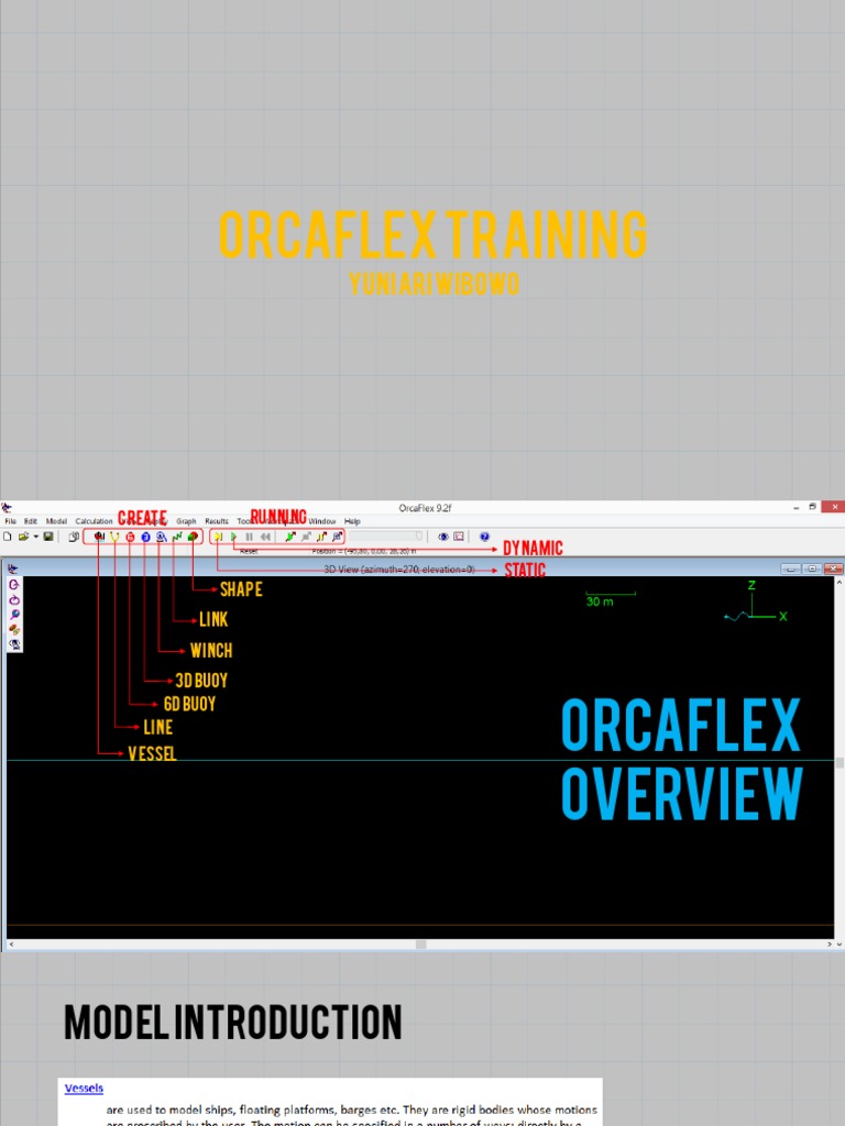 Orcaflex Training (Mooring Analysis) | PDF