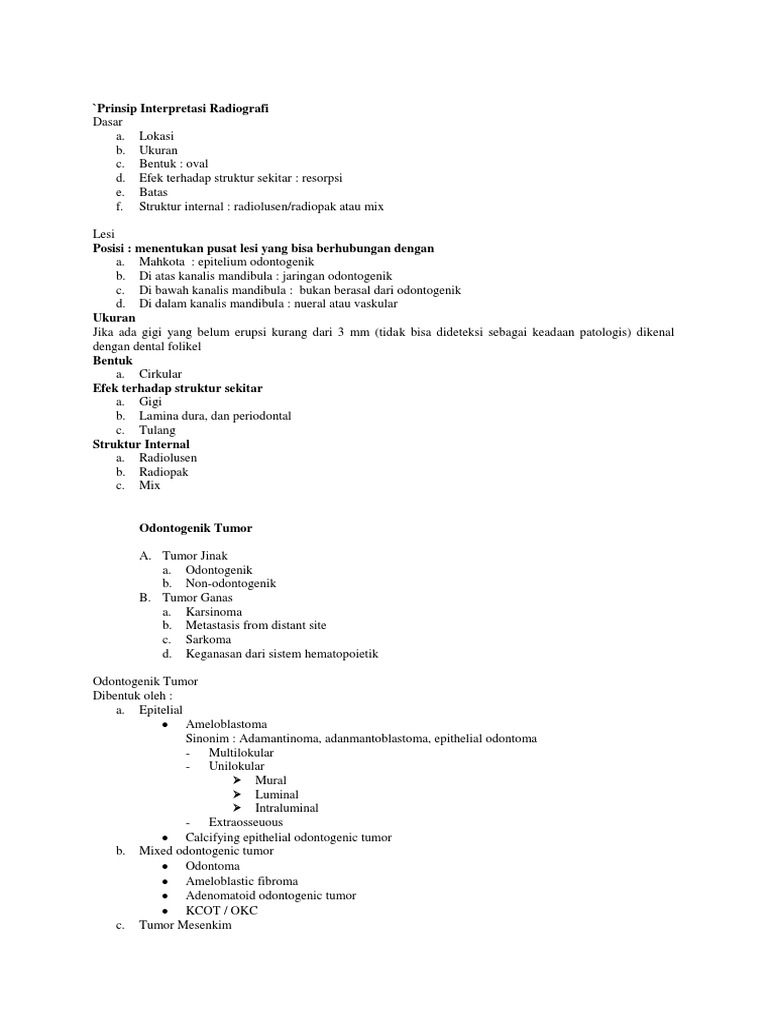 Prinsip Interpretasi Radiografi | PDF | Sains & Matematika