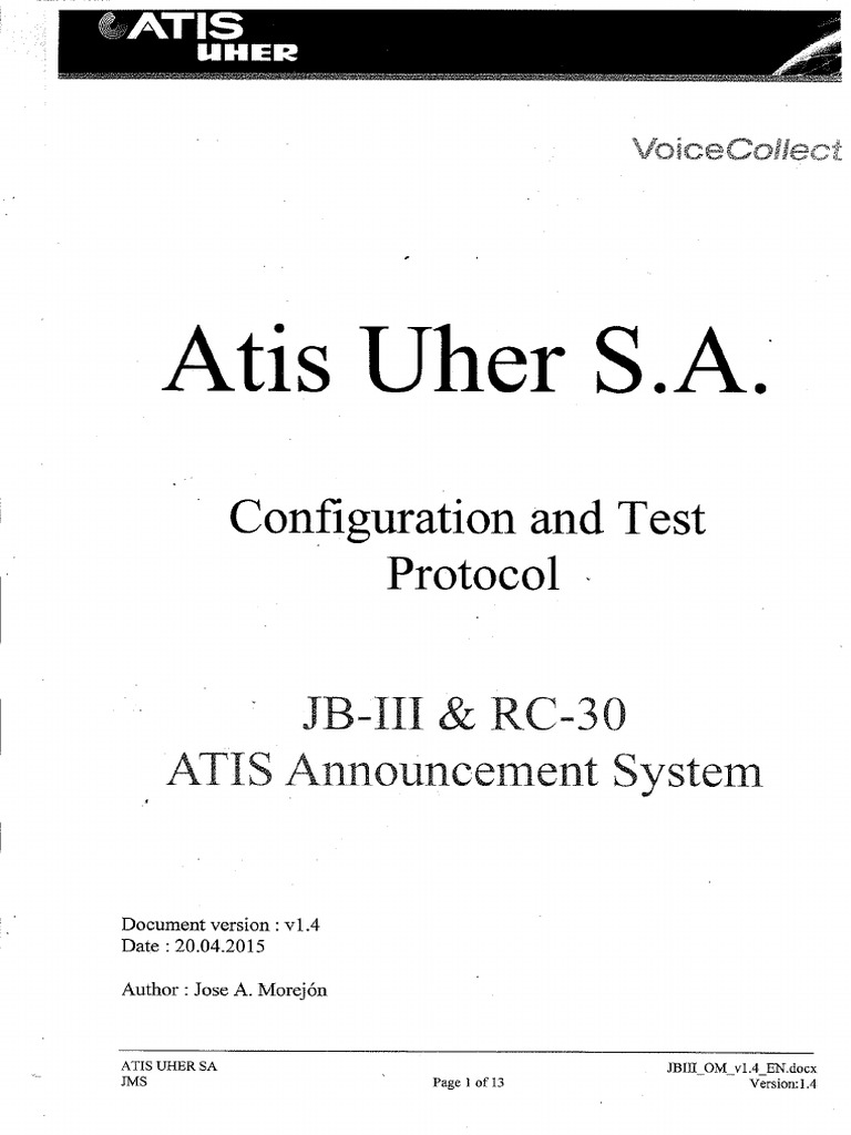 Atis JB-III | PDF