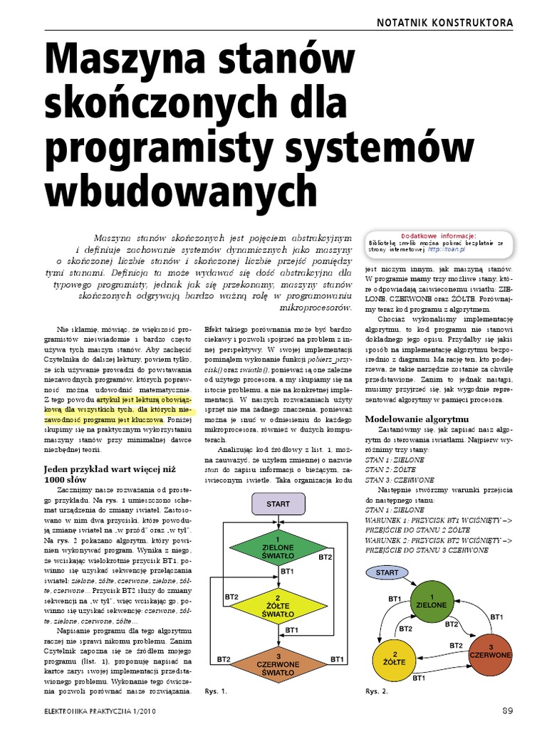 Maszyna Stanów | PDF