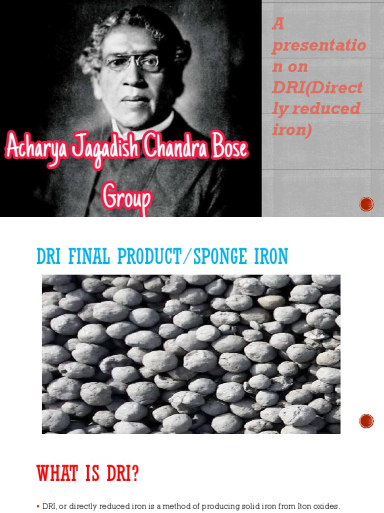 Presentation On DRI | PDF