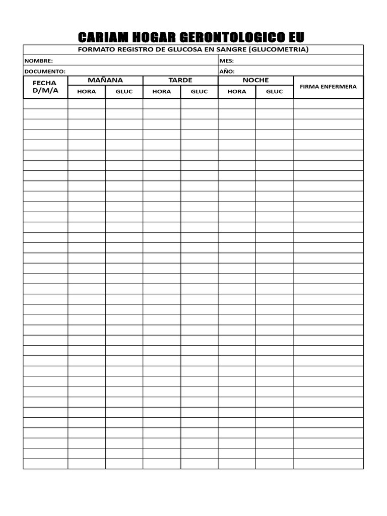 Control Glucometria 2 | PDF