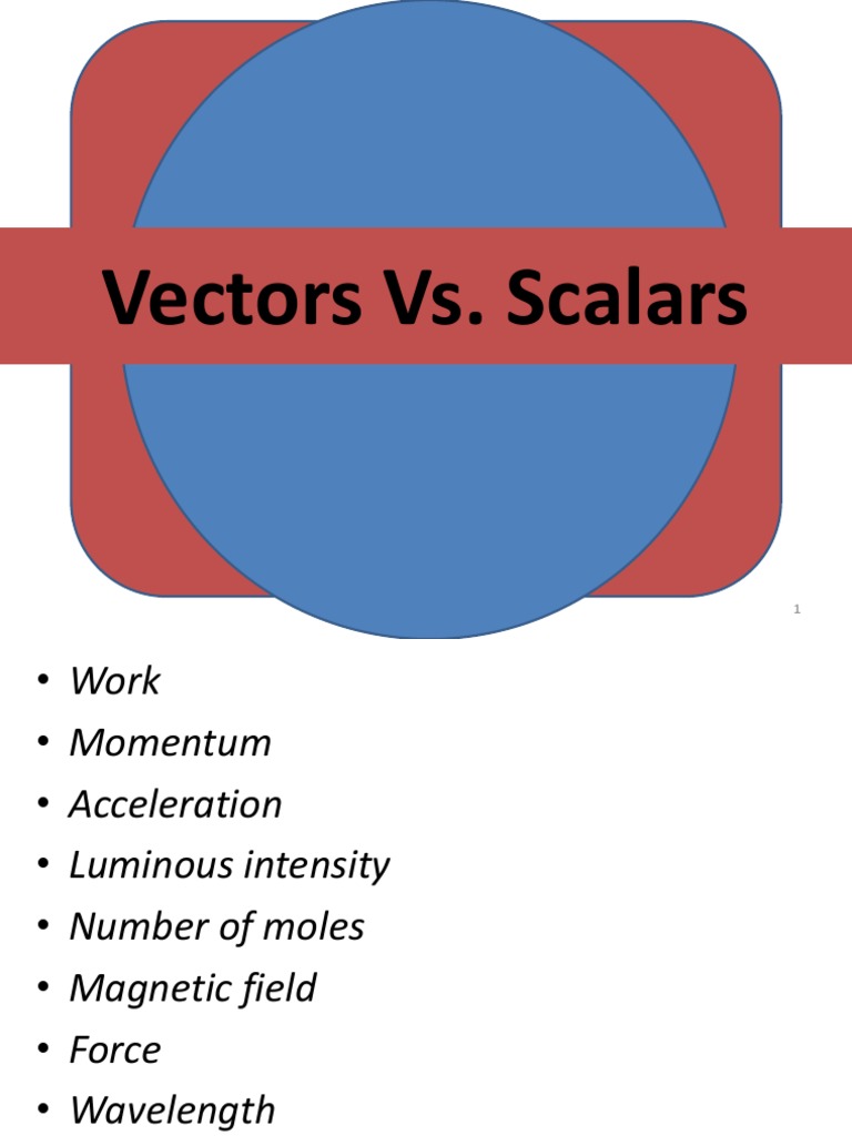 Understanding Vectors and Scalars | PDF | Euclidean Vector | Physics