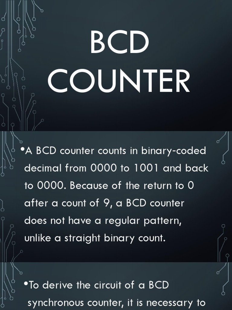 BCD Counter | PDF | Computer Engineering | Computer Architecture