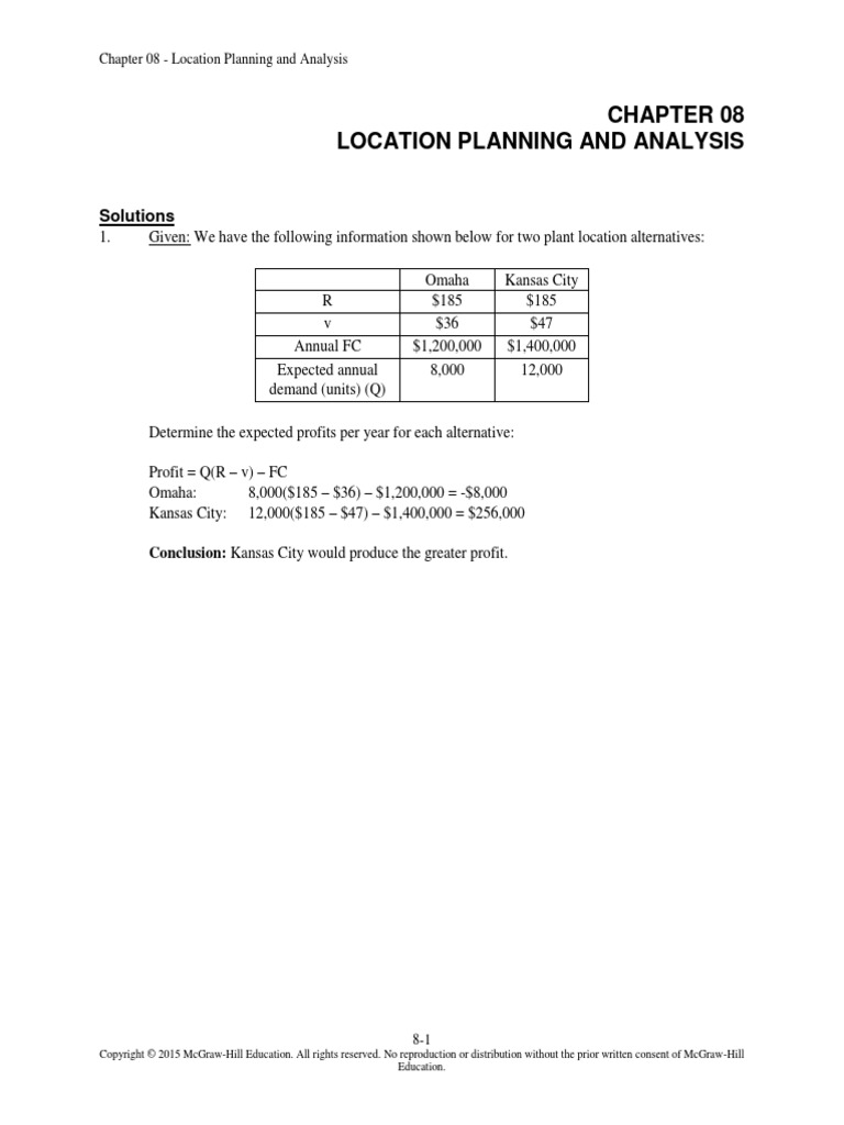 Plant Location and Layout | PDF | Distance | Cartesian Coordinate System