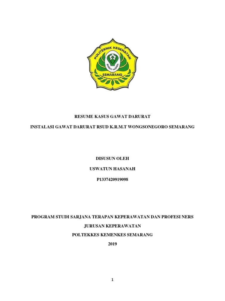 Resume Gadar SNH BERSIHAN JALAN NAPAS | PDF | Pengembangan Diri | Sains & Matematika