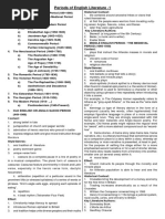 A Brief History of English Literature Notes | PDF | English Literature ...
