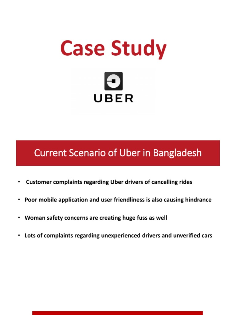 Uber Case Study | PDF | Market (Economics) | Transport