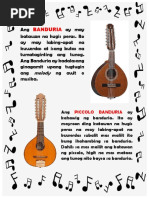 Mga Intrumentong Rondalla | PDF