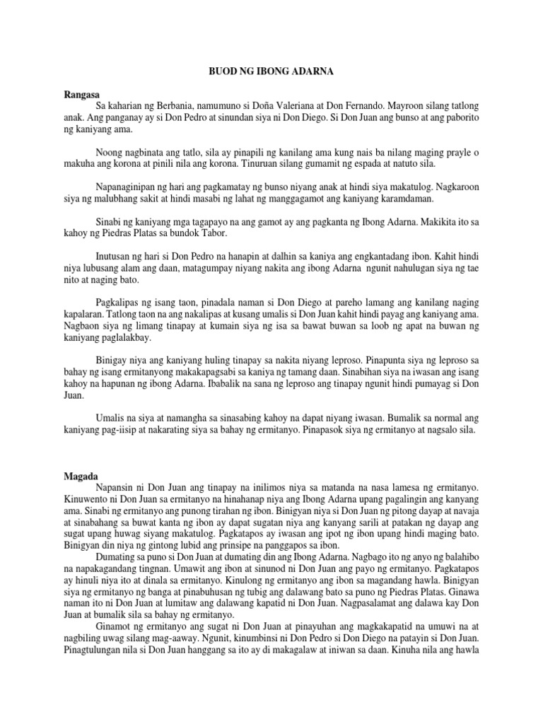 Buod Ibong Adarna An Epic Journey Comes To An End BusinessWorld