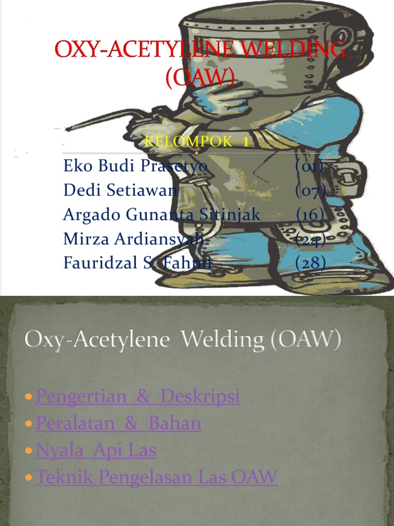 Oxy Acetylene Welding Oaw | PDF