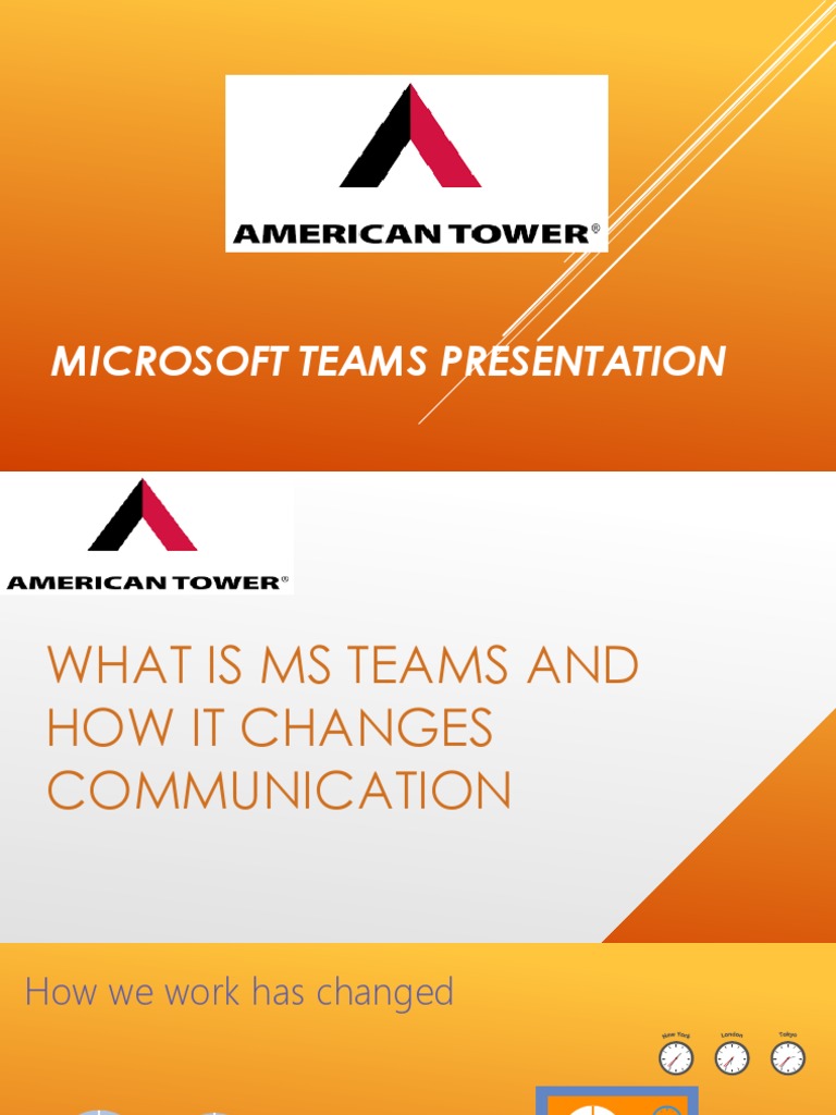 Microsoft Teams Presentation | PDF | Office 365 | Microsoft Outlook