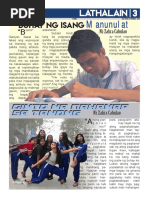 Feature Writing Filipino Example | PDF