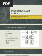 Differences Between 8253 and 8254 | PDF | Digital Electronics | Computer Data