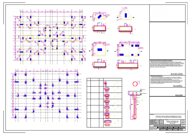 Piling Layout Plan | PDF | Civil Engineering | Economic Sectors