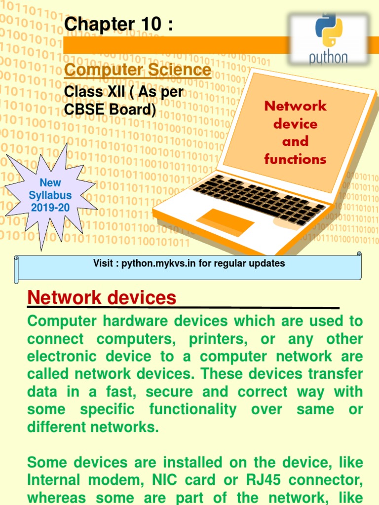 Network Device and Functions | PDF | Transmission Control Protocol | I Pv6