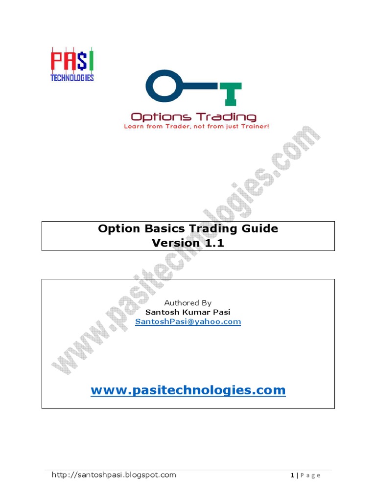 Option Trading Guide - Introduction PDF | PDF | Greeks (Finance) | Put ...