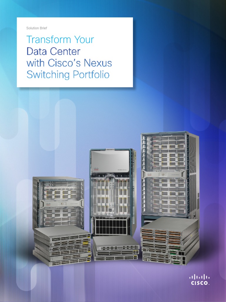 Cisco Nexus Series Solution Brief PDF | PDF | Cisco Systems | Computer Network