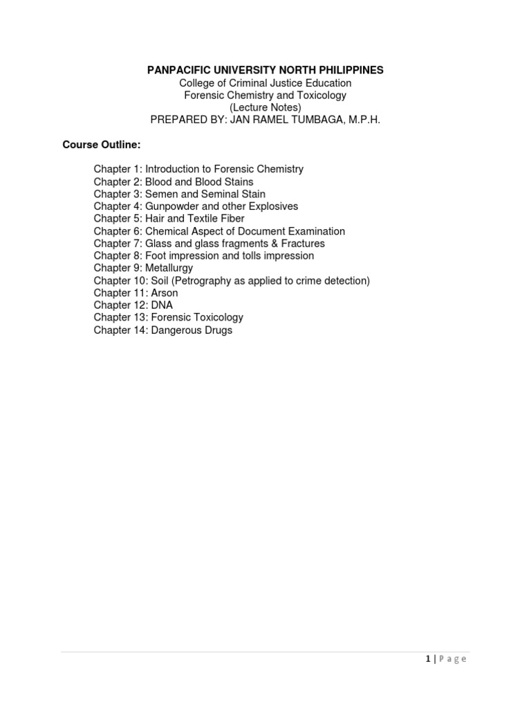 Forensic Chem | PDF | Rock (Geology) | Witness