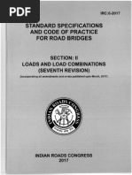 IRC Road Bridge Load Standards | PDF | Transport | Land Transport