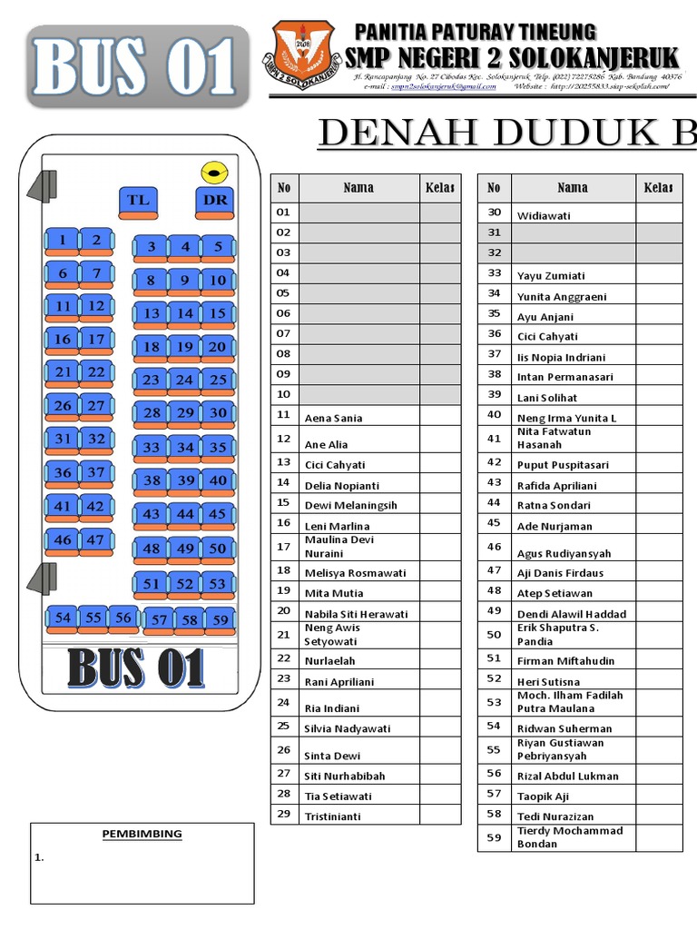 Tempat Duduk Di Bus | PDF