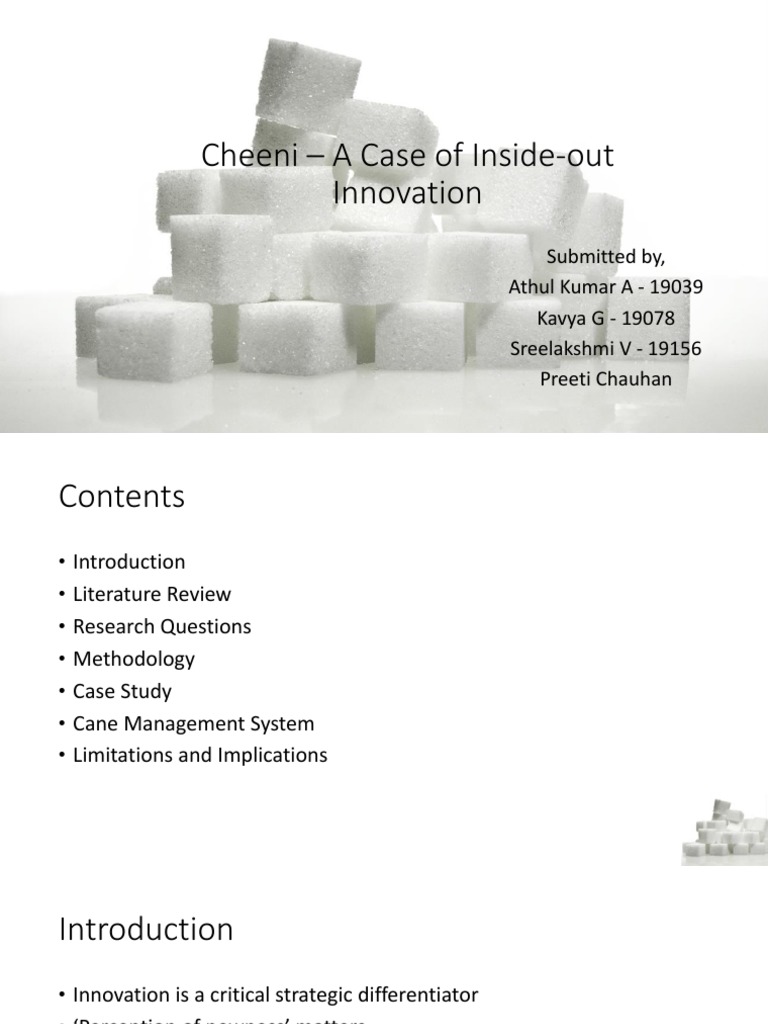 Cheeni - Case Study | PDF | Sugarcane | Agriculture